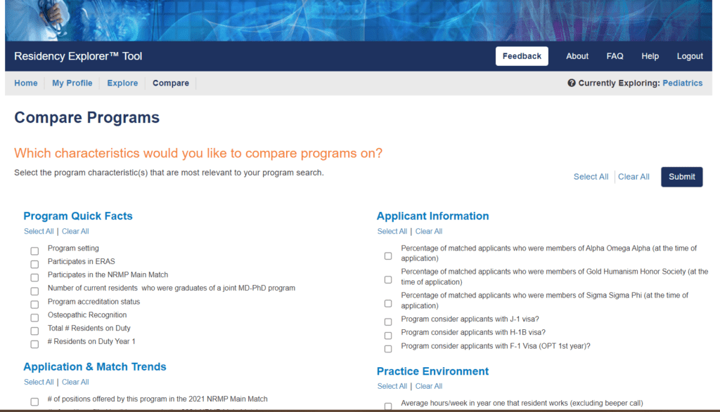 Residency Explorer - Use This for a Successful Match