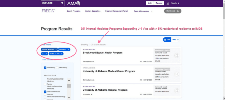 FREIDA: A Quick Tutorial for Seamless Residency Searches