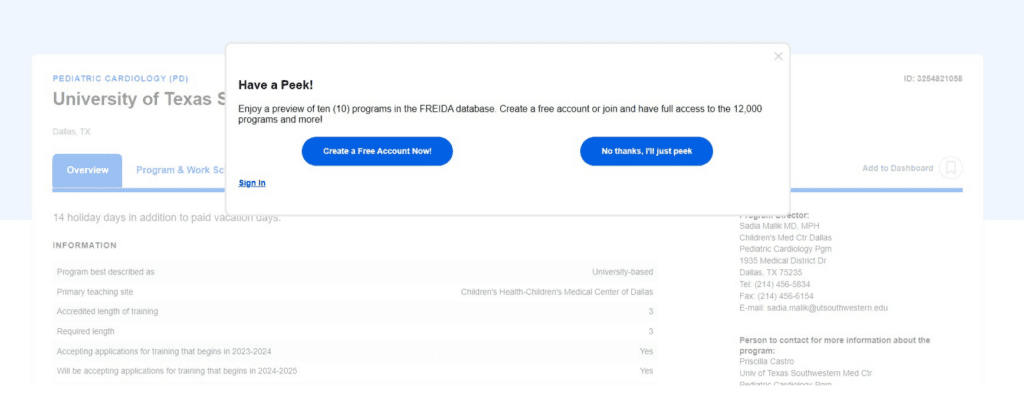 FREIDA: A Quick Tutorial for Seamless Residency Searches