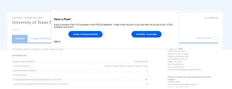 FREIDA: A Quick Tutorial for Seamless Residency Searches