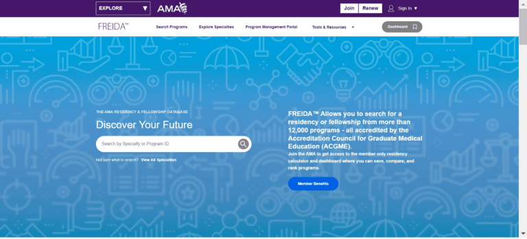 FREIDA: A Quick Tutorial for Seamless Residency Searches