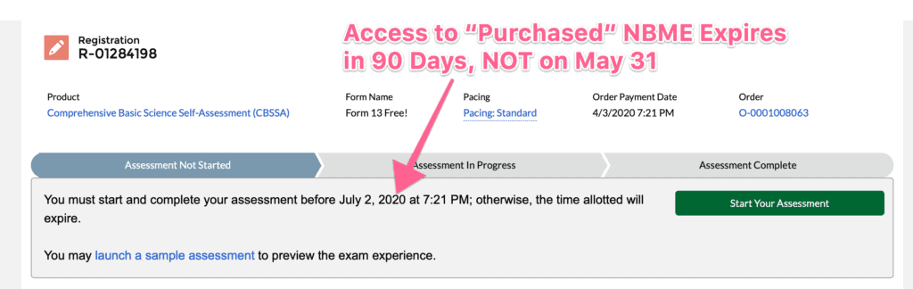 Run Out of NBMEs? Get the "New" Free NBME Self Assessments
