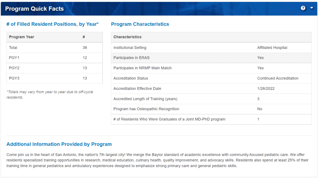 Residency Explorer - Use This for a Successful Match