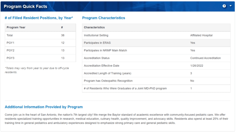 Residency Explorer - Use This for a Successful Match