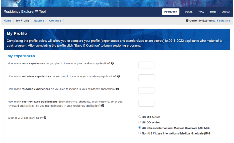 Residency Explorer - Use This for a Successful Match